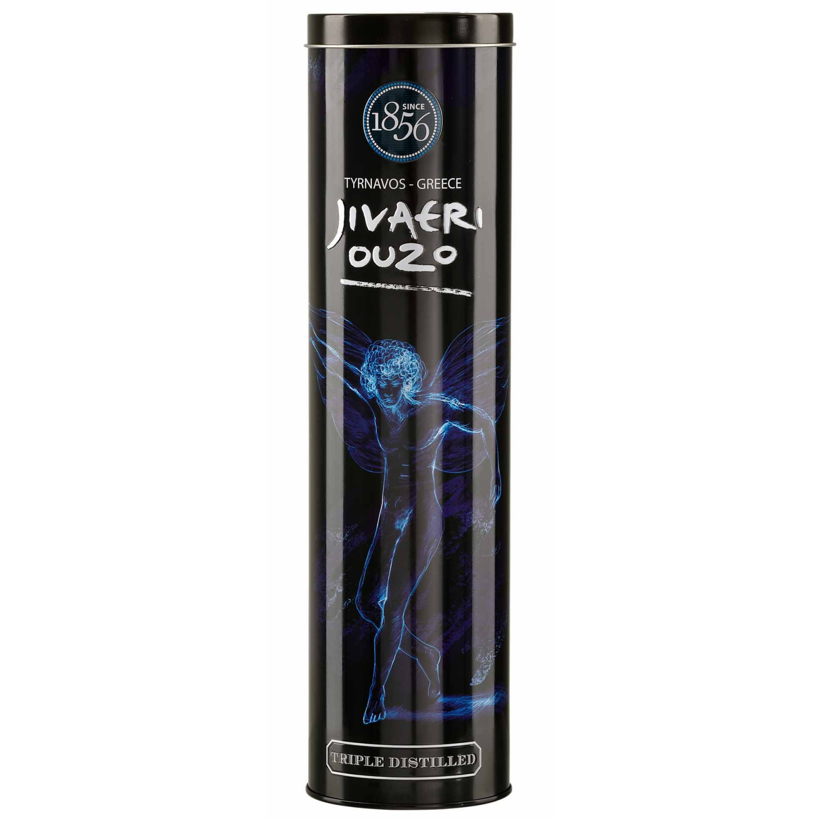 Ouzo Jivaeri Special Collection mit Alu-Geschenkbox 40% 0,7l Katsaros
