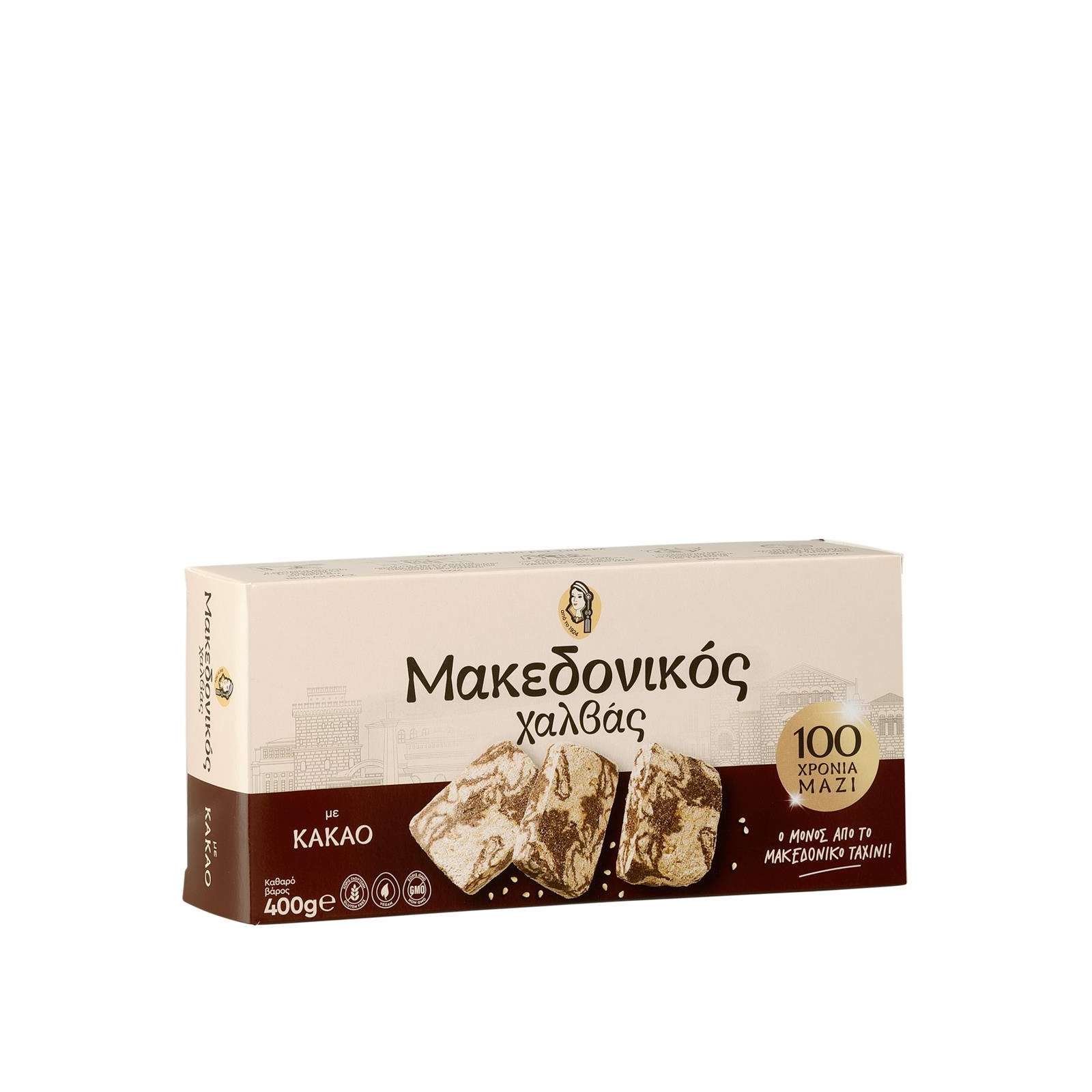 Makedonikos Halvas Kakao 400g bei Jassas kaufen, 4,49