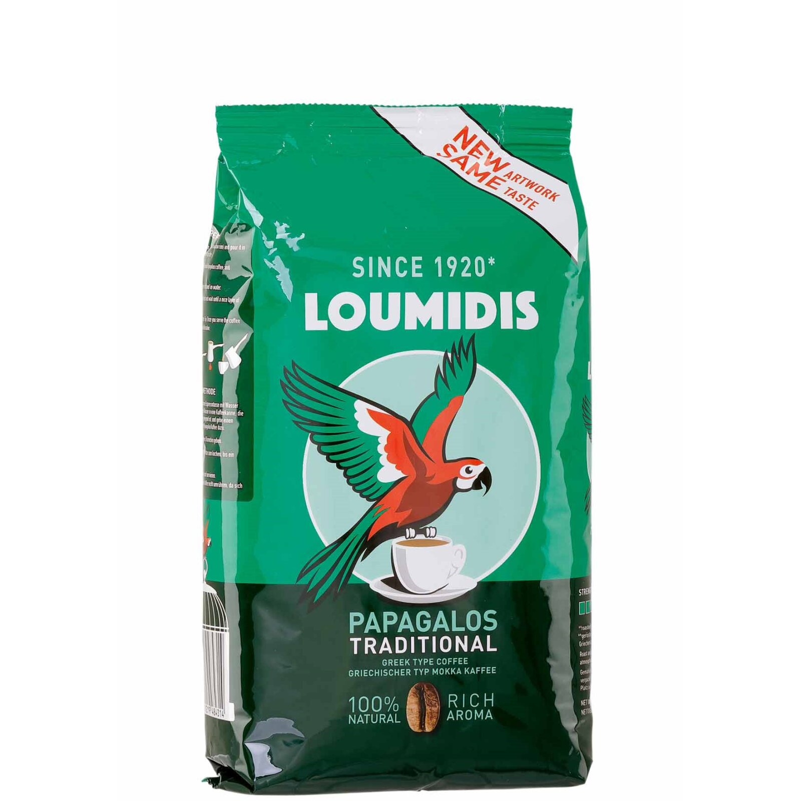 Mokka Loumidis 490g Papagalos Nestle bei Jassas kaufen, 9,79