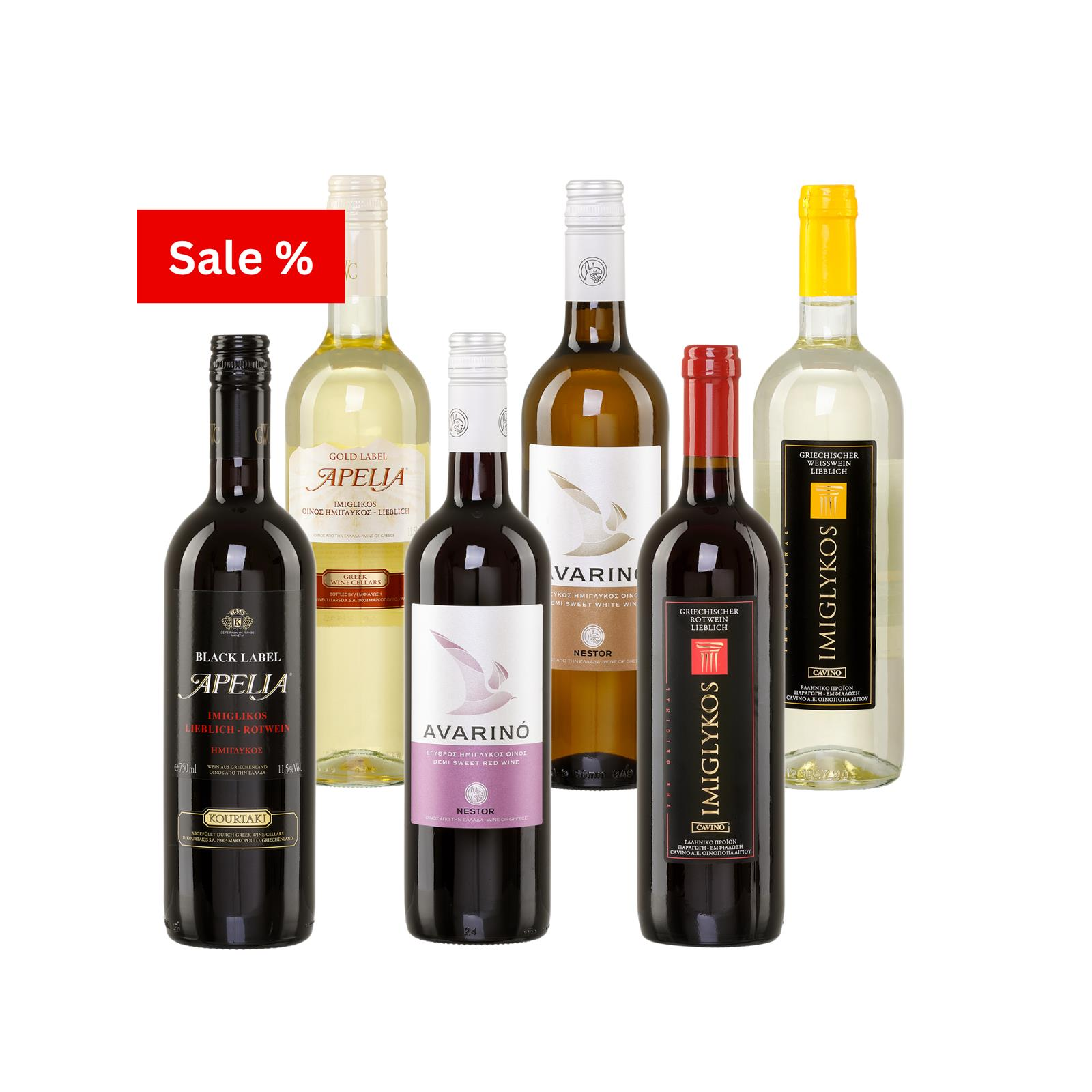 Imiglykos lieblich Probierset 6x 0,75l bei Jassas kaufen, 26,99