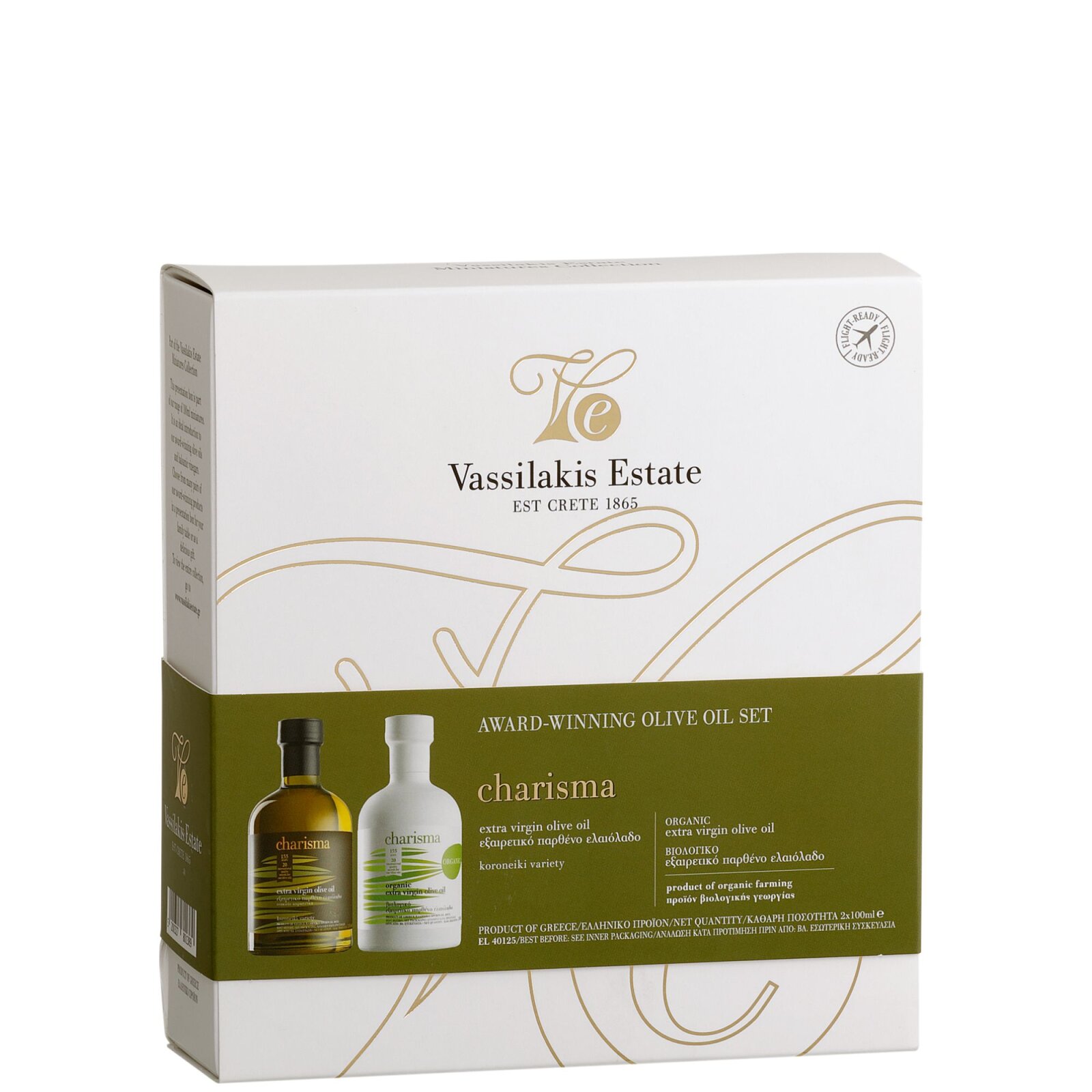 Geschenkbox Charisma Olivenöl Bundle Vassilakis Estate GR-BIO-03 bei ...